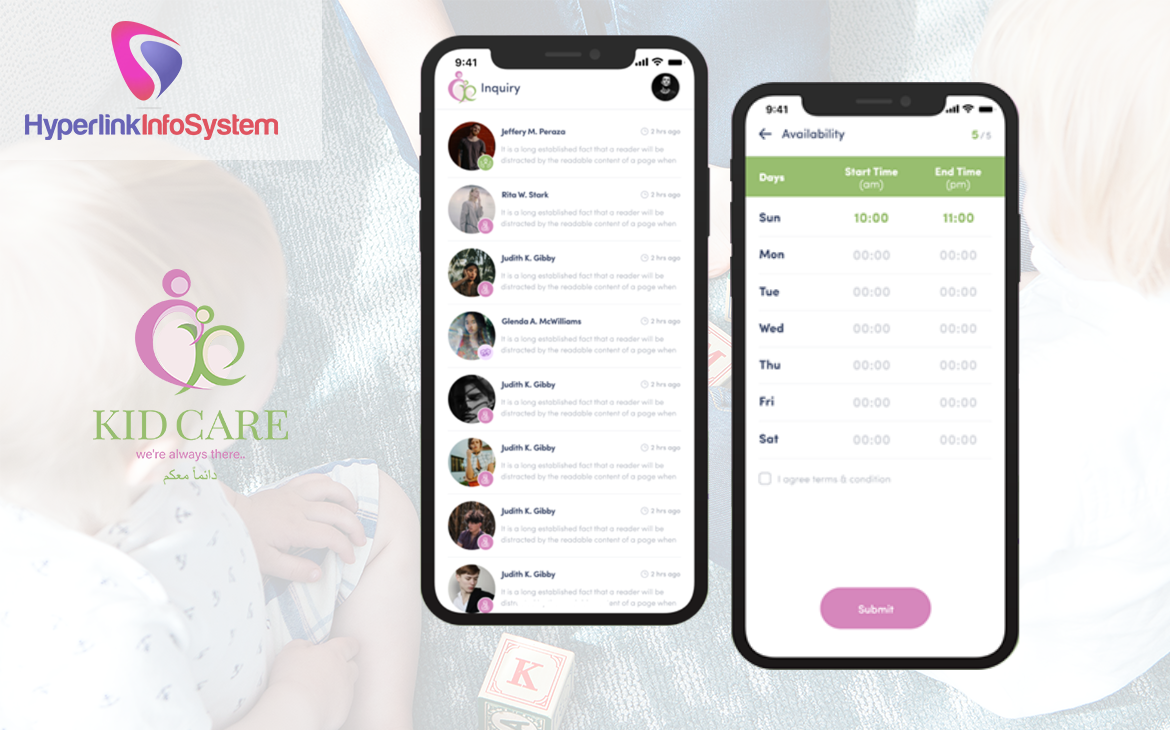 Kidcare – On-demand Kids’ Care App